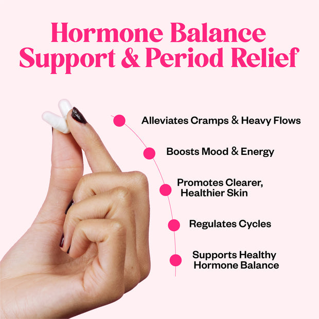 My Happy Flo | Plant Based Period Vitamins | Women's Hormone Health